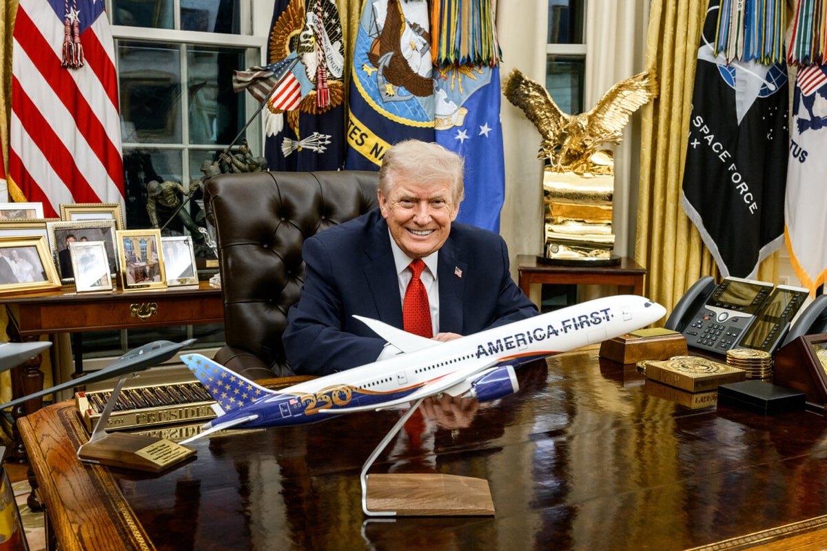 Trump Unveils ‘America First 250’ Plane Design in a Series of Morning ...